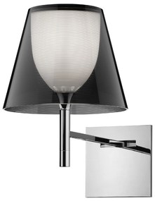 Flos KTribe W, designové nástěnné lampa se stmívačem, 1x70W E27, kouřová, výška 35cm