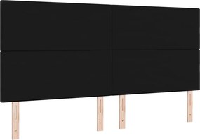Čelo postele Černý 200 cm samet 3337869