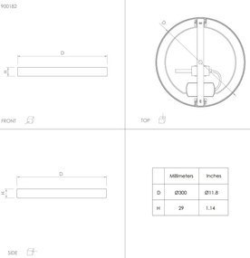 Eglo 900182 - LED Stropní svítidlo FUEVA LED/20,5W/230V pr. 28,5 cm