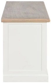 vidaXL TV stolek bílý 90 x 30 x 40 cm dřevo