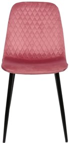 Bhm germany Jídelní židle Giverny, samet, růžová