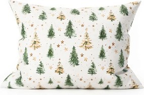 Bavlněný povlak na polštář CHRISTMAS FOREST 50x70 cm, barevný