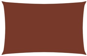 Stínící plachta oxfordská látka obdélníková 5 x 8 m cihlová,  135386