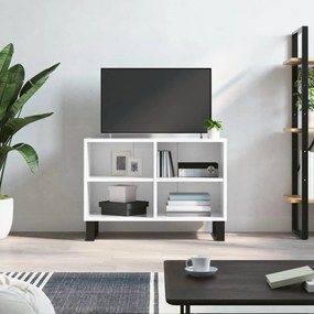 vidaXL TV skříňka 69,5 x 30 x 50 cm kompozitní dřevo [826979] Barva: bílá s vysokým leskem