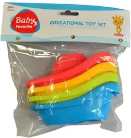 Made 09977 - Loďky do vody / 4 ks / 11 cm / od 6 měsíců