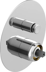 Sapho Sapho, ULTRAMIX tělo podomítkové sprchové baterie, 2 výstupy, chrom, UT042-1
