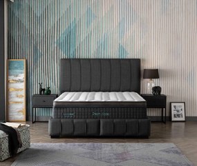 Čalouněná postel DREAM MODE NEW - antracit 160 × 200 cm