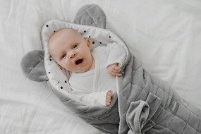 Sleepee Sametová zavinovačka ROYAL BABY pro miminko hořčicová