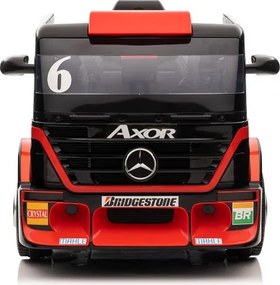 LEAN CARS Elektrické autíčko Mercedes s návěsem XMX622B, LCD, červené