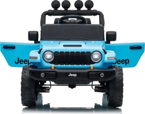 LEAN CARS Akumulátorové autíčko Jeep Rubicon DK-JWR558 24 V, světle modré