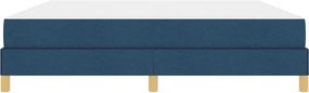 Postel s boxspringem s matrací Modrá 180 x 200 cm textil 3398590