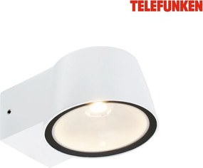 TF 323006TF TELEFUNKEN LED venkovní nástěnné svítidlo, IP54 voděodolné a prachotěsné, bílý hliník - BRILONER