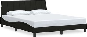 Rám postele bez matrace Hanko černý 160 x 200 cm textil 3310400