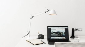 Artemide A011800 Tolomeo Micro tavolo, hliníková stolní lampa, 1x46W E14, 45+37 cm