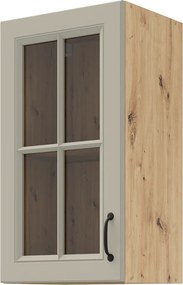 STILO ac | horní skříňka 40 GS-72 1F s policí | 40 cm | UNI dvířka | artisan/světle šedá