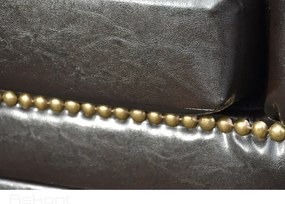 Askont Chesterfield Bristol: Křeslo 1M Antique Brown