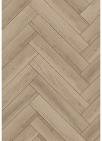 Mexen Palmdale  Vinylové panely rybí kost 635 x 127 mm SPC 6,5 mm, podklad IPEX 1,5 mm, 4 V-spára, Dub