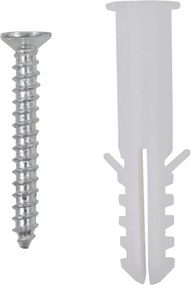 Nástěnné zrcadlo 40 cm kulaté sklo 245702