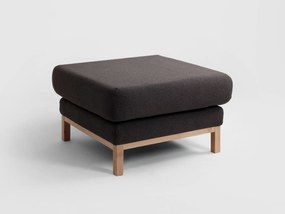 Nordic Design Antracitově šedá látková podnožka Skandi