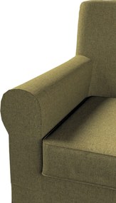 Potah na křeslo IKEA Ektorp Jennylund barva zelená látka pletený vzor