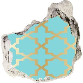 Wallmuralia Díra 3D fototapeta nálepka Arabský vzor 75x75 cm