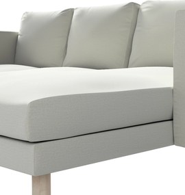 Potah na pohovku IKEA Norsborg 3-místná se šezlongem barva zelená látka sametová