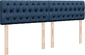 Box spring postel s matrací modrá 180x200 cm textil 3288280