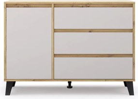 Komoda Borg 1d3s dub artisan / kašmír