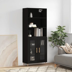 vidaXL Skříň highboard 69,5 x 34 x 180 cm kompozitní dřevo [3189302] Barva: kouřový dub