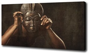 Wallmuralia Foto obraz na plátně do obýváku Africká maska 100x50