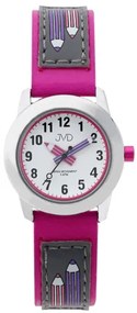 Dětské "pastelkové" čitelné hodinky JVD basic J7109.1 s barevnými pastelkami