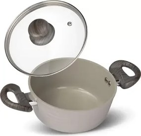 Lamart Stripe Kastrol s poklicí 1.6L šedá / 18 x 8.5 cm / hliník