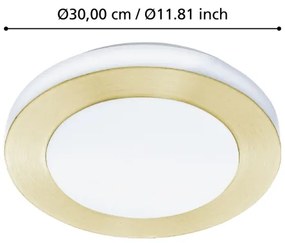 Eglo 900369 - LED Koupelnové stropní svítidlo CARPI LED/10,8W/230V IP44