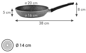 Pánev i-PREMIUM Stone ø 20 cm