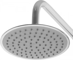 Erga Mutabi, sprchový set s baterií, hlavovou sprchou 20×20 cm a výtokem, chromová, ERG-YKA-BP.MUTABI-20-CHR
