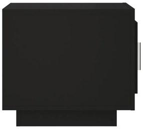 Konferenční stolek černý 51 x 50 x 45 cm kompozitní dřevo - Default Title