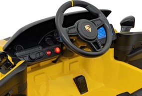 Elektrické autíčko Porsche Spyder RS ​​718 MP4 žluté