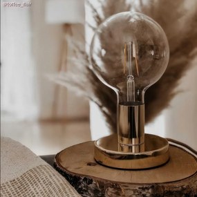 creative cables Kovová stolní lampa Posaluce Barva: Matná měď