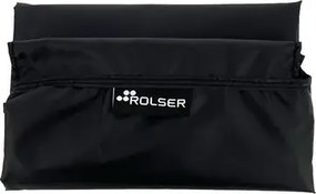 Rolser Poncho M černá / Pláštěnka na nákupní tašku / reflexní