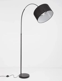 Retro stojací lampa Sama 90 černé