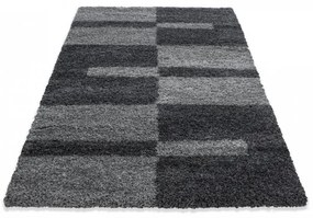 Vopi | Kusový koberec Gala shaggy 2505 grey - 280 x 370 cm