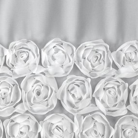 ZÁCLONA NA PÁSCE EVA MINGE ROSES7 350X270 CM BÍLÁ