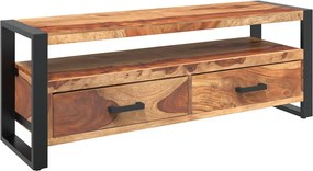TV stolek 120 x 35 x 45 cm masivní akáciové dřevo 247403