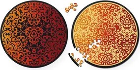 CURIOSI Puzzle Double: Oheň / 88 dílků / oboustranné / dřevěné