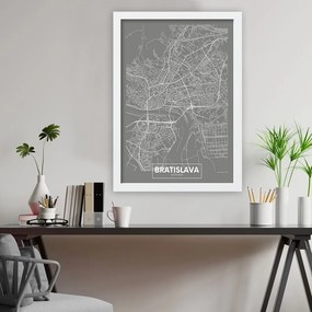 Obraz 40x55 cm Bratislava – Wallity