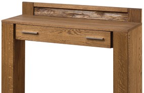 Toaletní stolek Velvet II 78 105 cm z masivu s LED osvětlením dub Rustikal