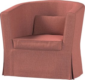 Potah na křeslo IKEA Ektorp Tullsta barva hnědá látka pletený vzor