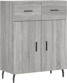 Skříň highboard šedá sonoma 69,5 x 34 x 180 cm kompozitní dřevo 3200535