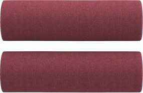3dílná sedací souprava s polštáři vínová textil 3201630