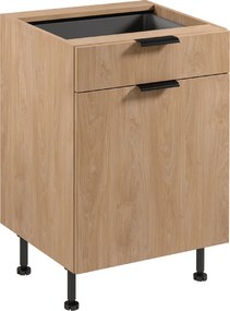 SORENTO pp | dolní skříňka D60S1 se zásuvkou a příborníkem | 60 cm | LEVÁ | puccini